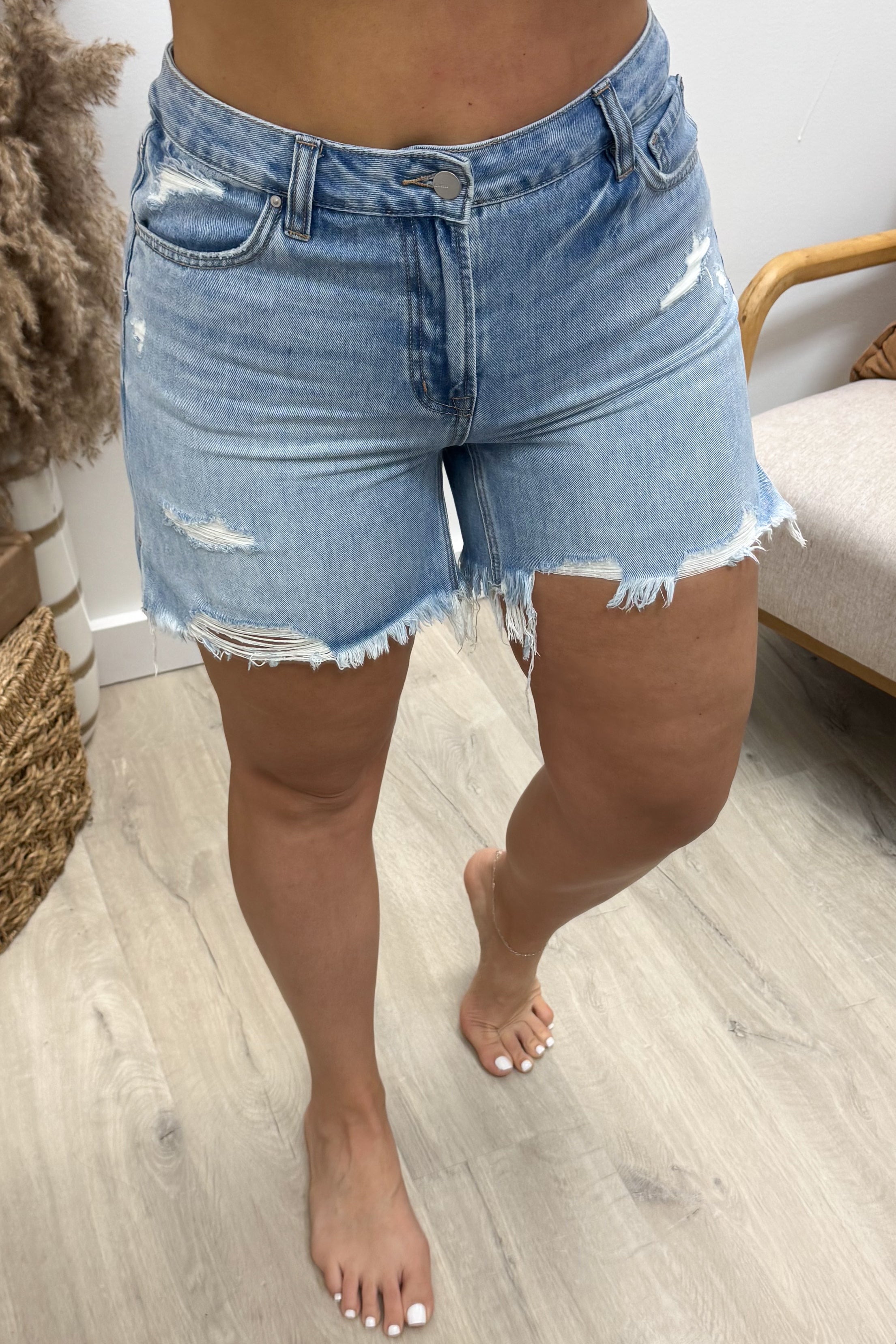 Lisa Denim Shorts – Happily Ever Aften