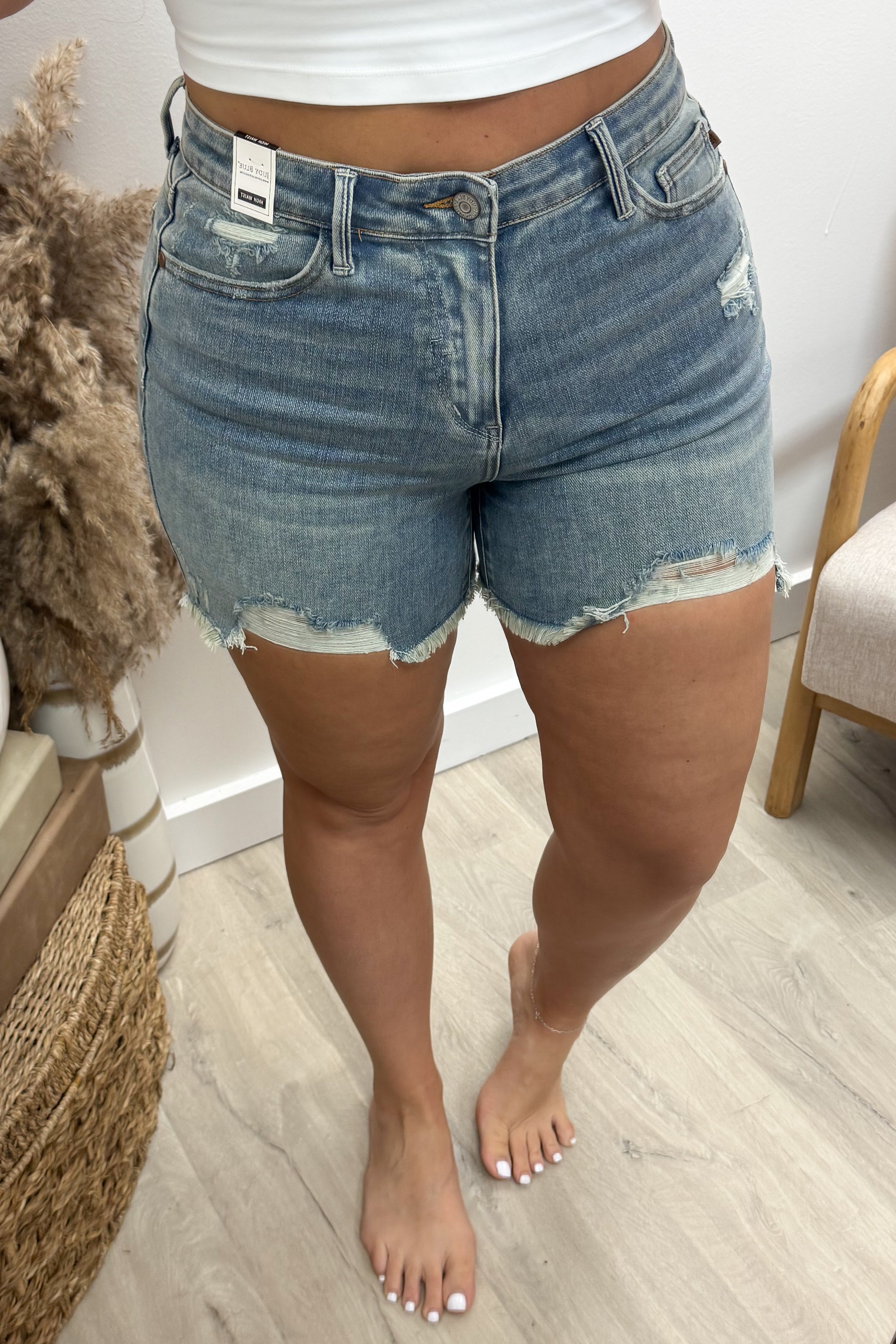 Kaylee Denim Shorts – Happily Ever Aften