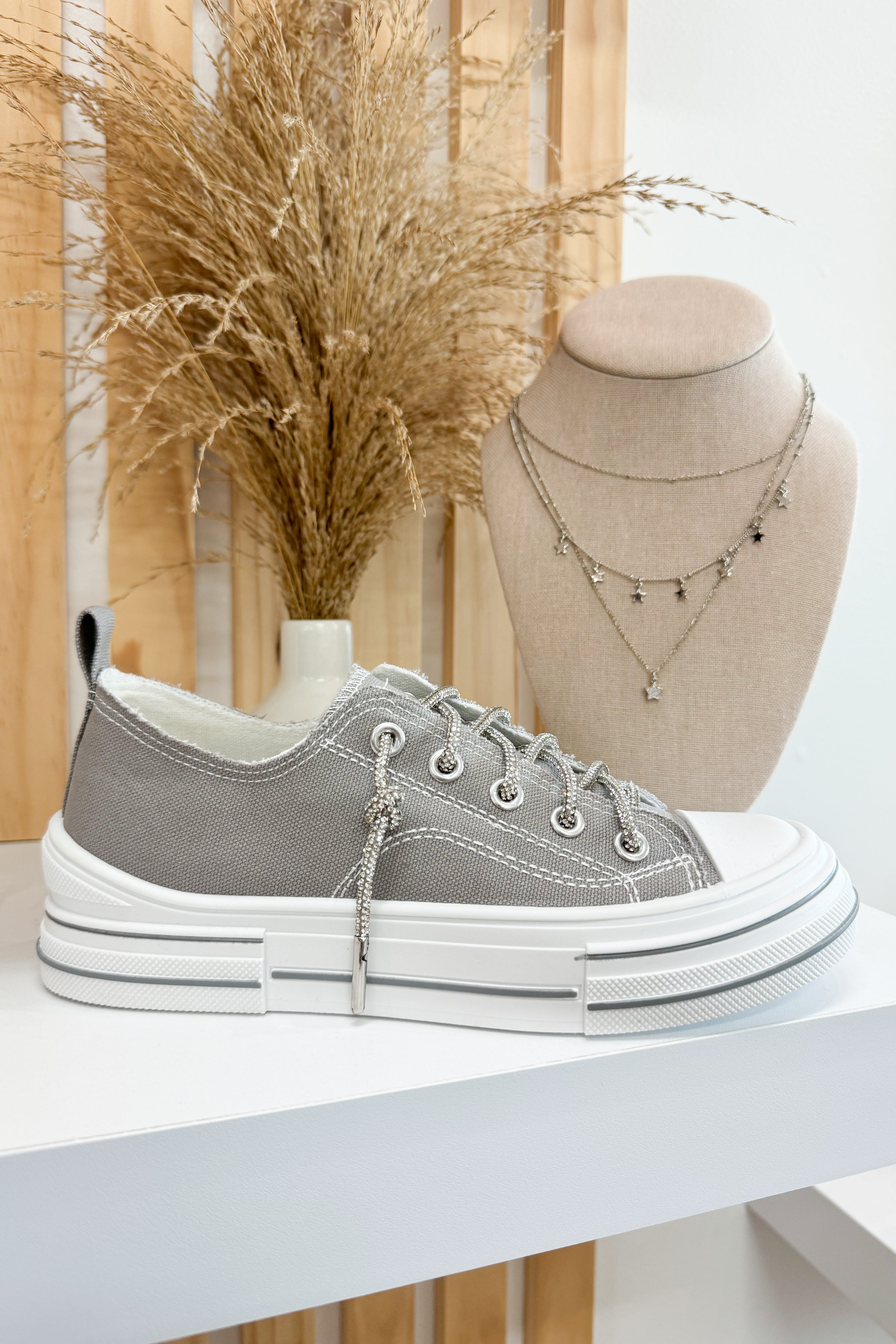 Very G Aman Sneakers (Grey) – Happily Ever Aften